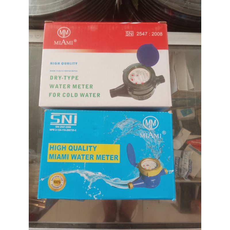 Jual meteran air miami pvc/ meteran air miami besi high quality / water ...