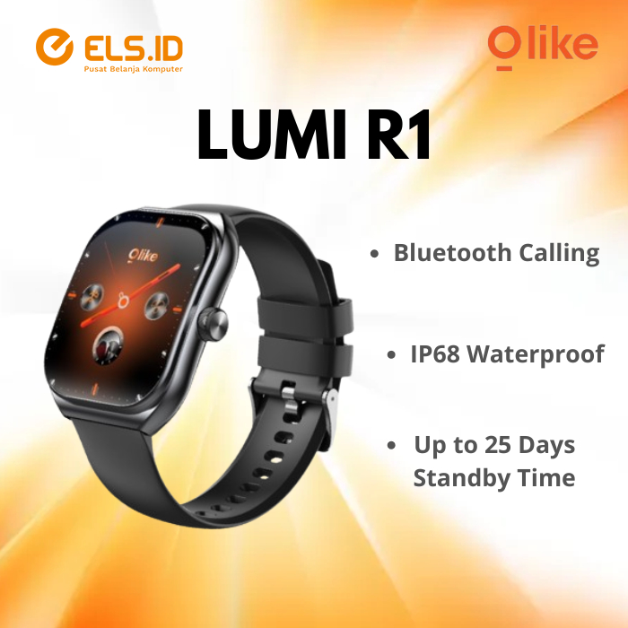 Jual Olike Lumi R1 Smartwatch 2.01" Ultra Wide Screen IP68 Waterproof ...