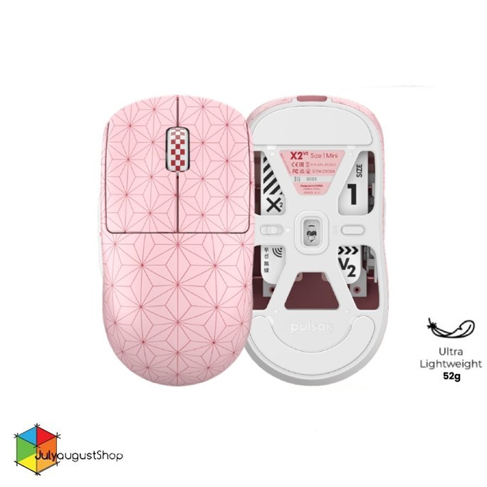 Jual Pulsar X2V2 Mini Nezuko Gaming Mouse - Demon Slayer | Shopee Indonesia
