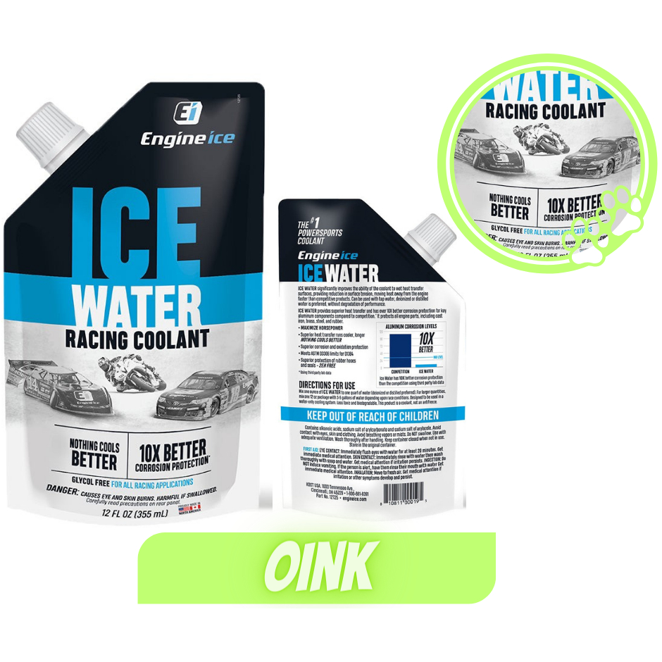 Jual Ice Water Radiator Coolant By Engine İce 355ml Pouch Asli | Shopee ...