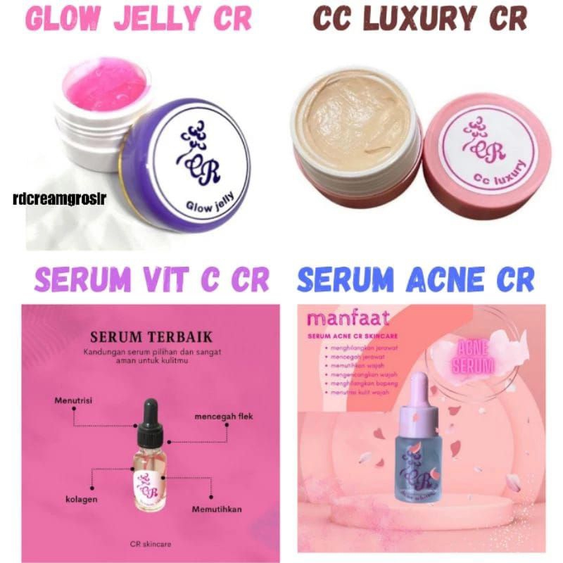 Jual CCC LUXURY CREAM CR UNGU/SERUM CR/GLOWJELLYCR | Shopee Indonesia