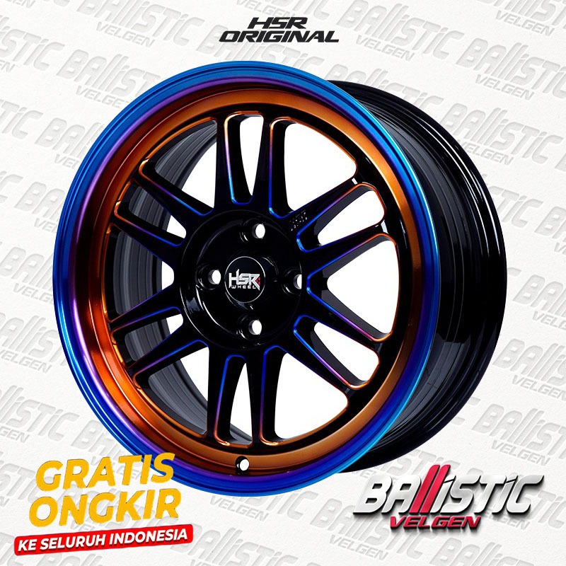 Jual Velg Original HSR Wheel Terbaru Type BLY01 Ring 15 Lubang 4X100 ...