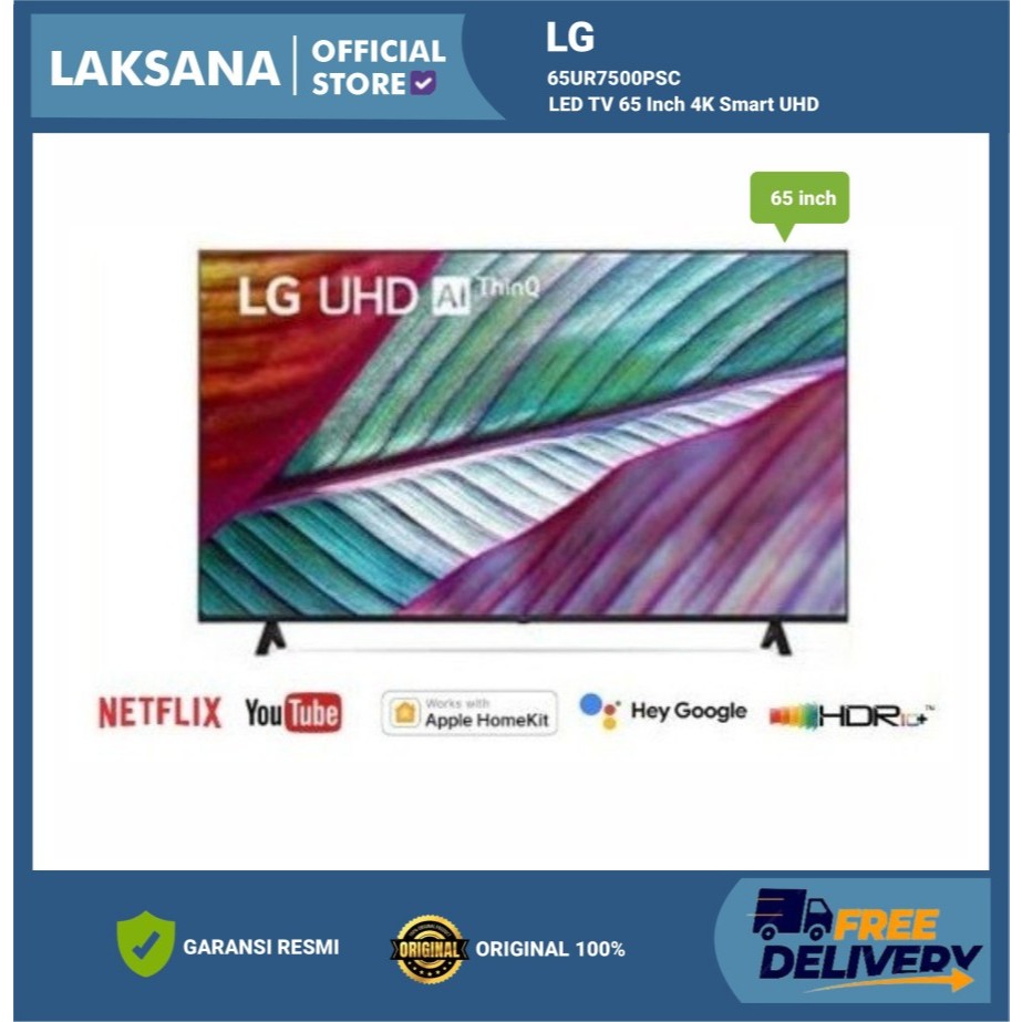 Jual LG 65UR7500PSC LED TV 65 Inch 4K Smart UHD TV 65UR7500 | Shopee Indonesia