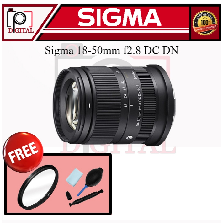 Jual Lensa Sigma 18-50mm f2.8 DC DN Contemporary Lens for Sony E Mount ...
