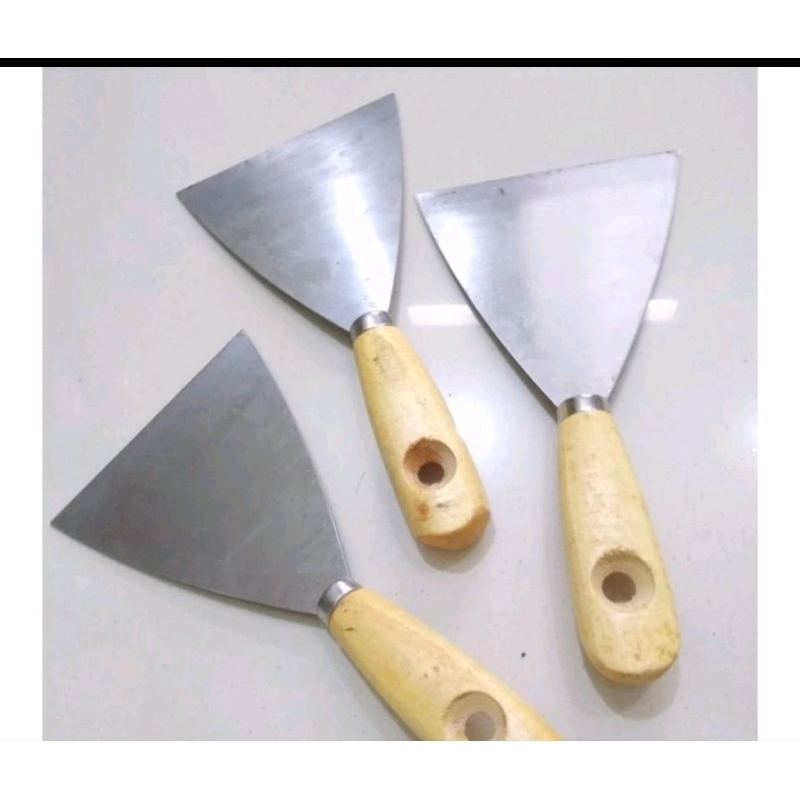 Jual kape gagang kayu plat besi / scraper murah kape gg kayu | Shopee ...
