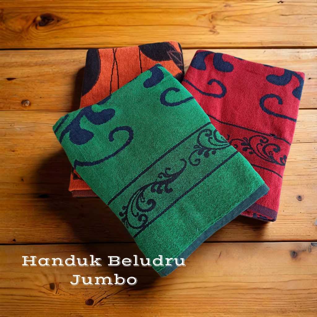 Jual Handuk Tebal Meresap Ukuran Jumbo Besar Beludru Big Size Motif ...
