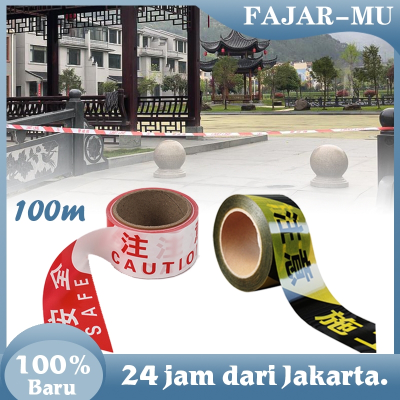 Jual Barricade Tape Garis Police Line CAUTION SAFE Garis Polisi Proyek ...