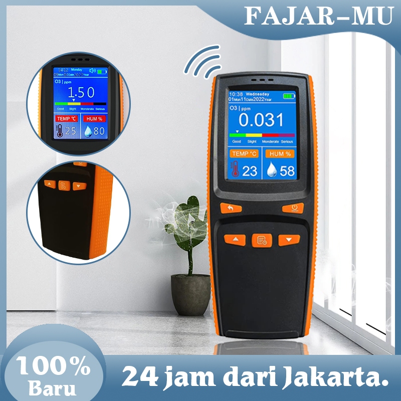 Jual Ozone Detector Digital Air Quality Monitor Portable O3 Monitor Gas ...
