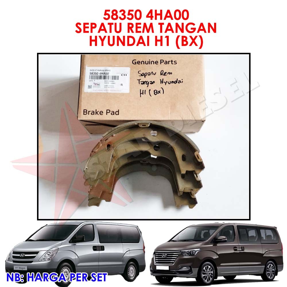Jual BX MOBIS KANVAS REM TANGAN HYUNDAI H1 STAREX SHOES HAND BRAKE ...