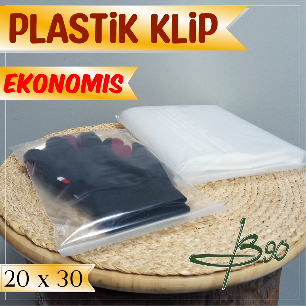 Jual Plastik Klip 20x30 cm / Plastik clip / Plastik Packing Baju ...