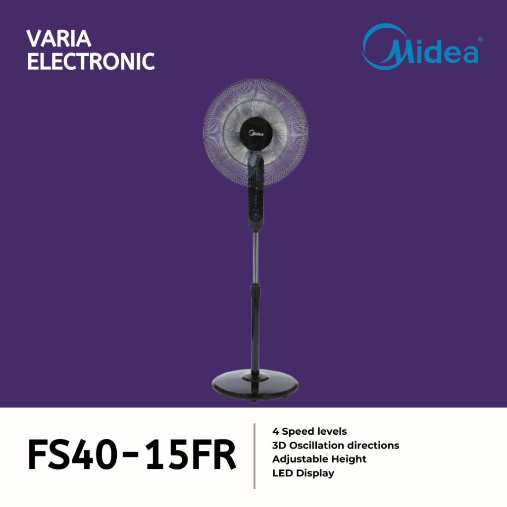 Jual Kipas Angin MIDEA FS40-15FR / FS4015FR Standing Fan Remote Control | Shopee Indonesia