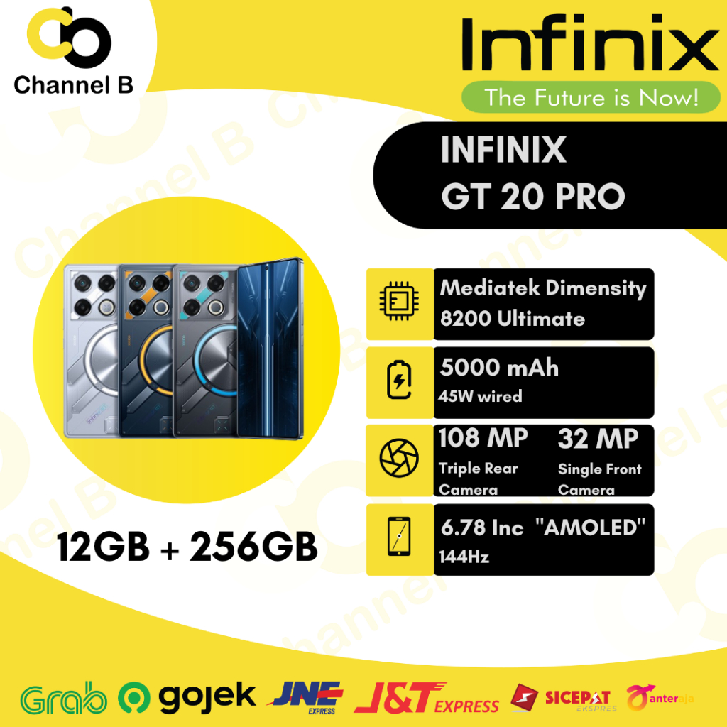 Jual Infinix GT 20 Pro ( Ram 12GB + Rom 256GB ) - Garansi Resmi | Shopee Indonesia