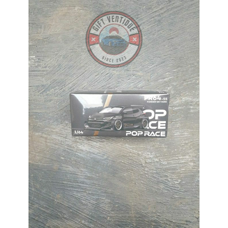 Jual Poprace Pop Race Pandem GR Yaris Black Dark Chrome Gold Rims ...