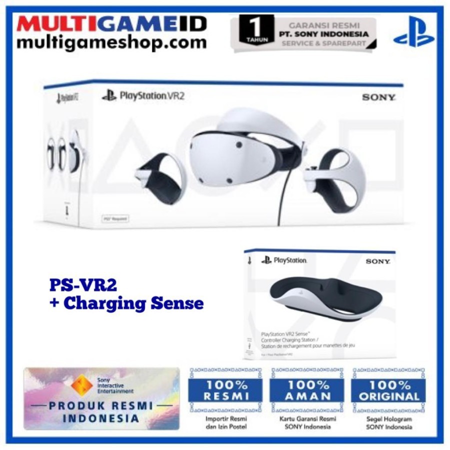 Jual PS5 Sony PlayStation VR2 Sony Resmi Indonesia - VR2 + Charging | Shopee Indonesia