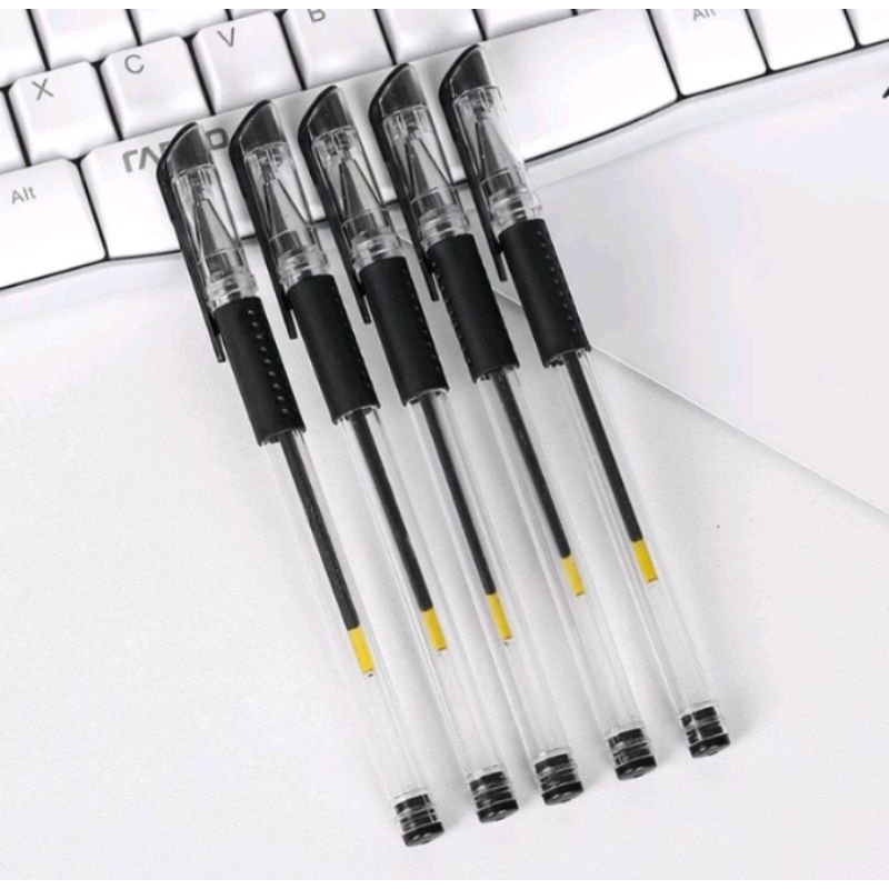 Jual PULPEN GEL TINTA HITAM UJUNG RUNCING / PULPEN AIR BERBAGAI MACAM ...