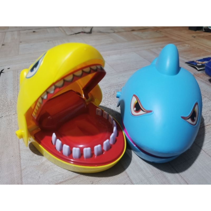 Jual mainan hiu gigit dentist shark games | Shopee Indonesia