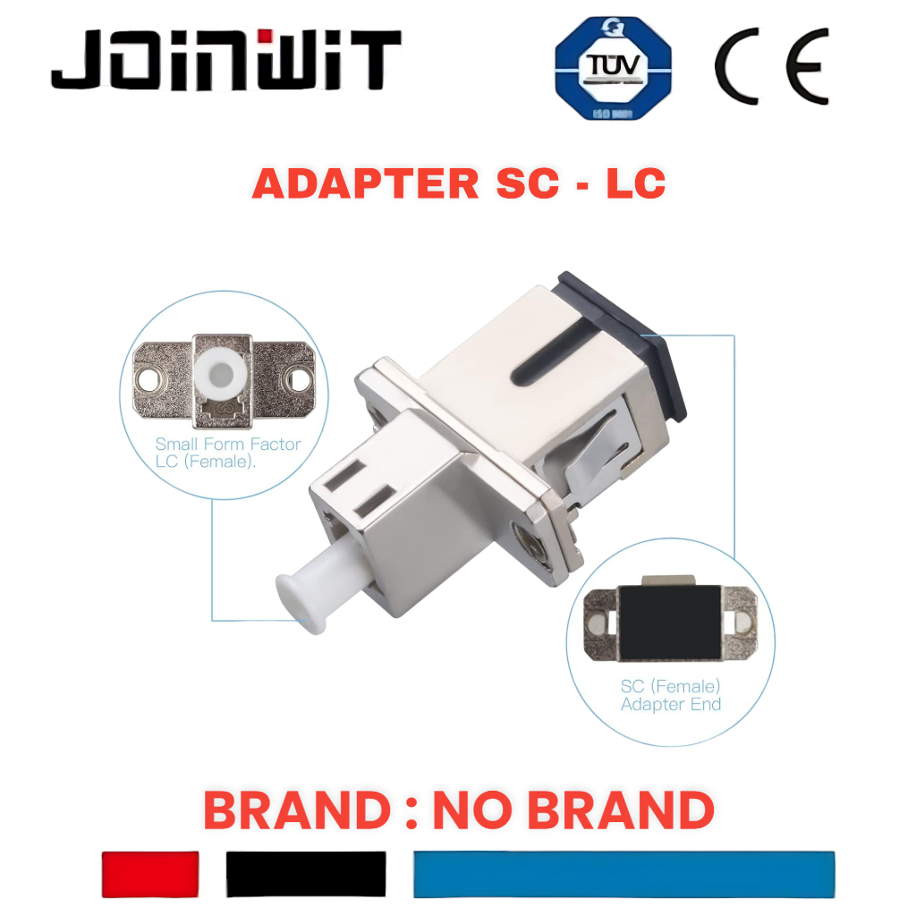 Jual ADAPTER SC LC sambungan adapter barel sc to lc besi fiber optic ...