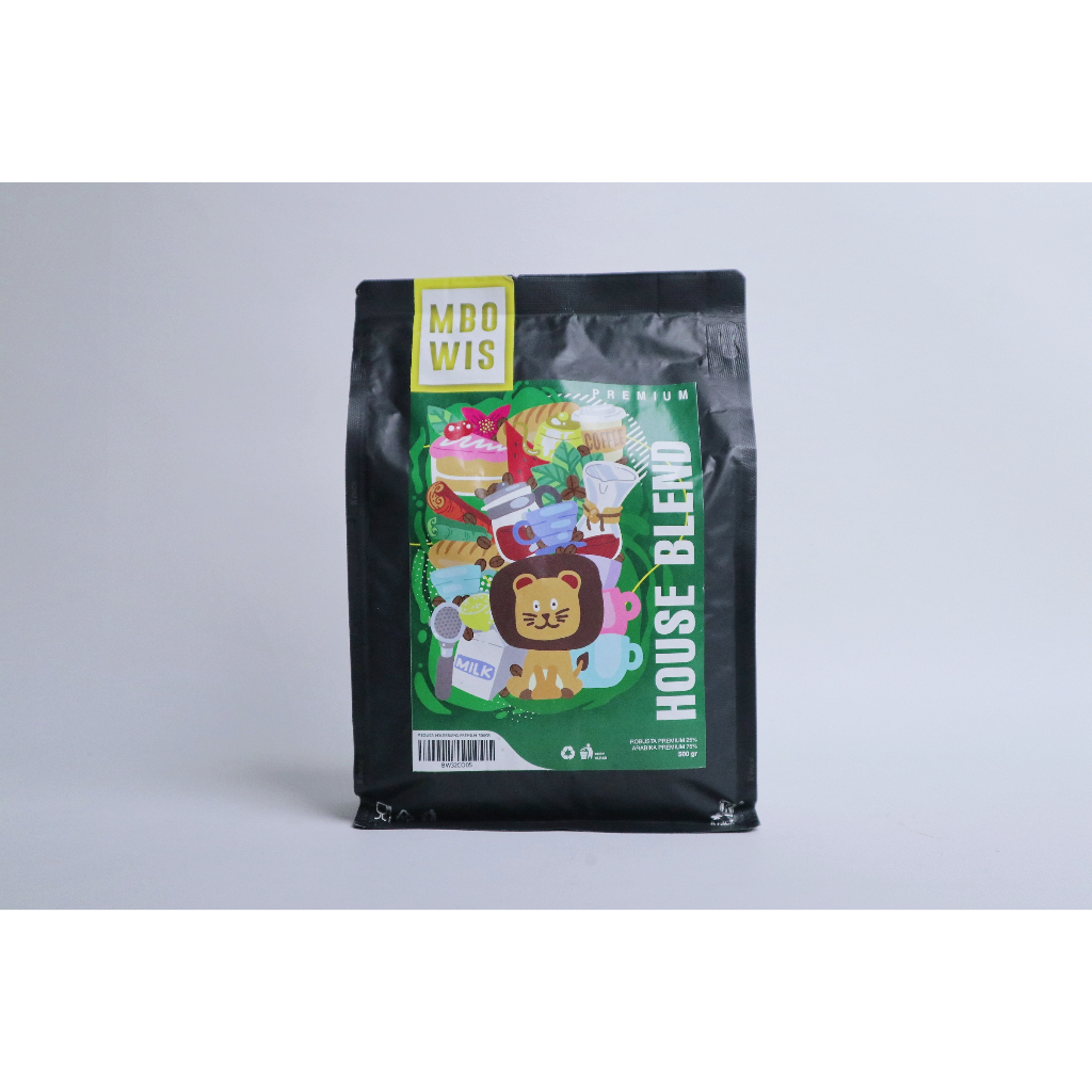 Jual KOPI HOUSE BLEND MBOWIS PREMIUM 225 GRAM | Shopee Indonesia