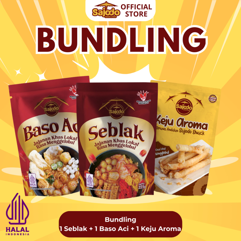 Jual PAKET BUNDLING 1 (SEBLAK 1, KEJU AROMA 1, BASO ACI 1) - Sajodo ...