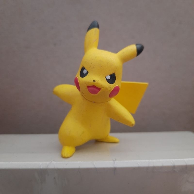 Jual Figure Pokemon Pikachu Battle Pose A Original Nintendo Tomy ...