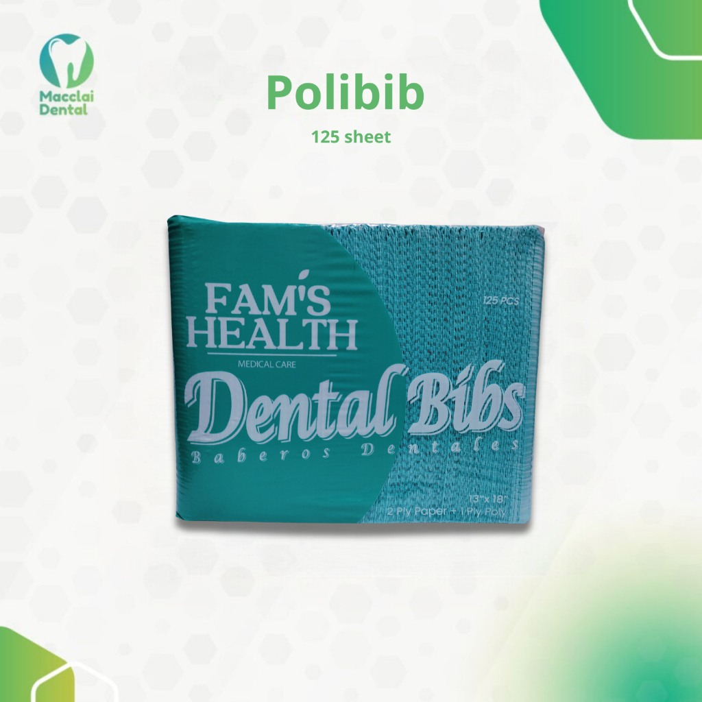 Jual DENTAL BIB POLI BIB POLIBIB TATAKAN DADA PASIEN | Shopee Indonesia