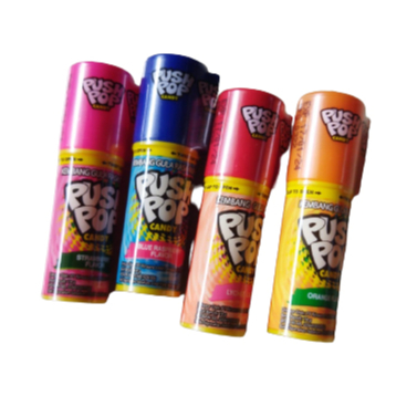 Jual PUSH POP CANDY PERMEN lipstik STIK LOLIPOP | Shopee Indonesia