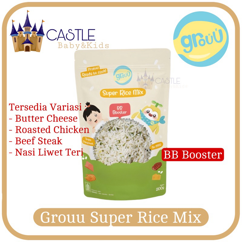 Jual Grouu - Super Rice Mix / Beras MPASI / BB Booster - 200gr - NO MSG ...