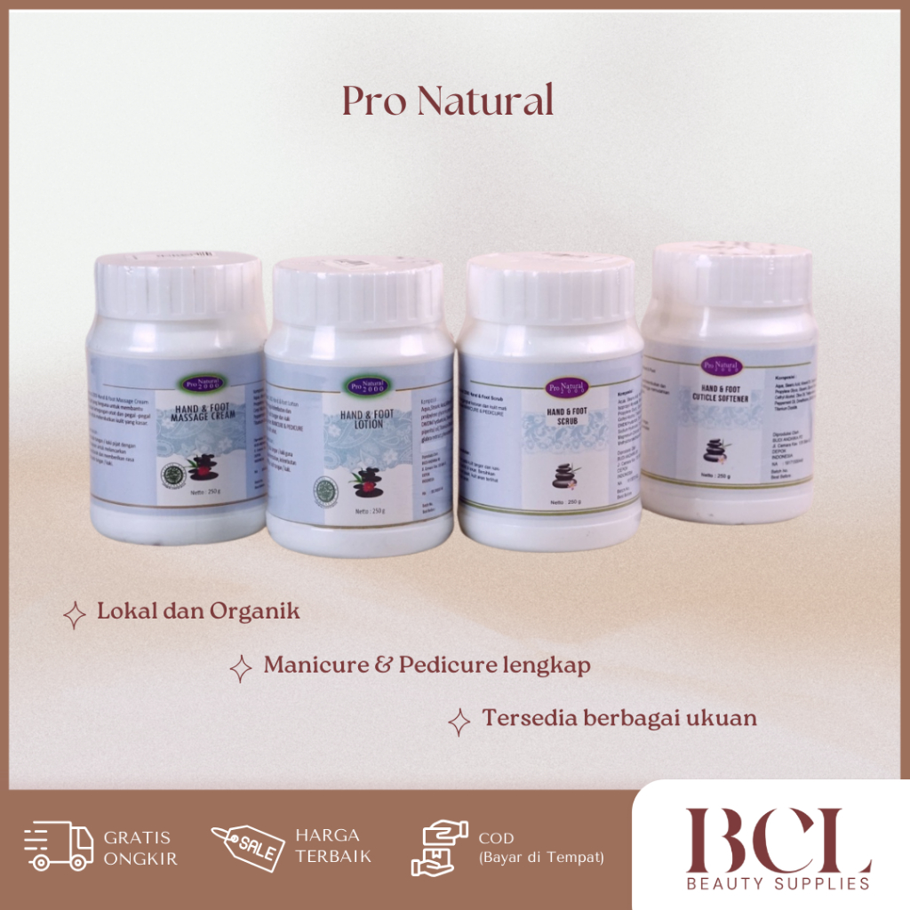 Jual PRO NATURAL - 1kg Foot Hand Scrub | Cuticle Softener | Massage ...