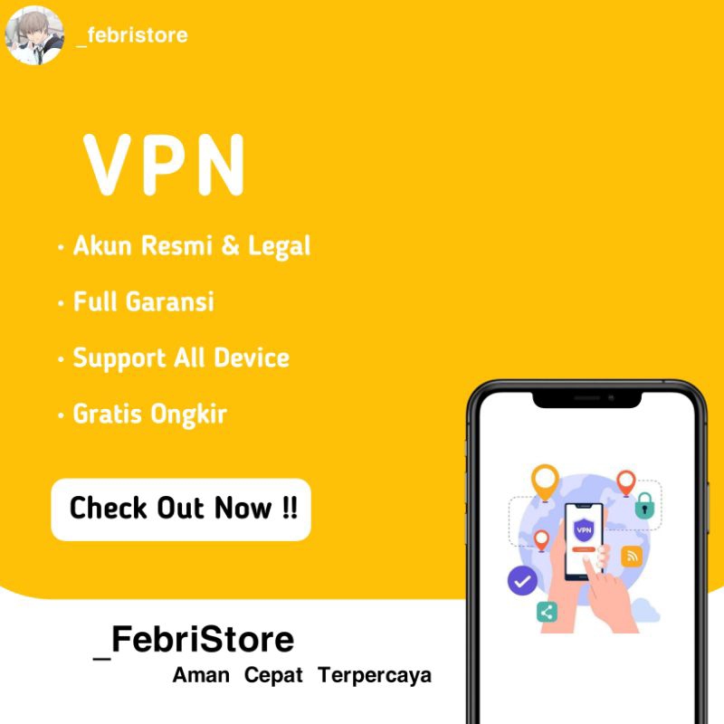 Jual VPN 1 BULAN FULL GARANSI 100% | Shopee Indonesia