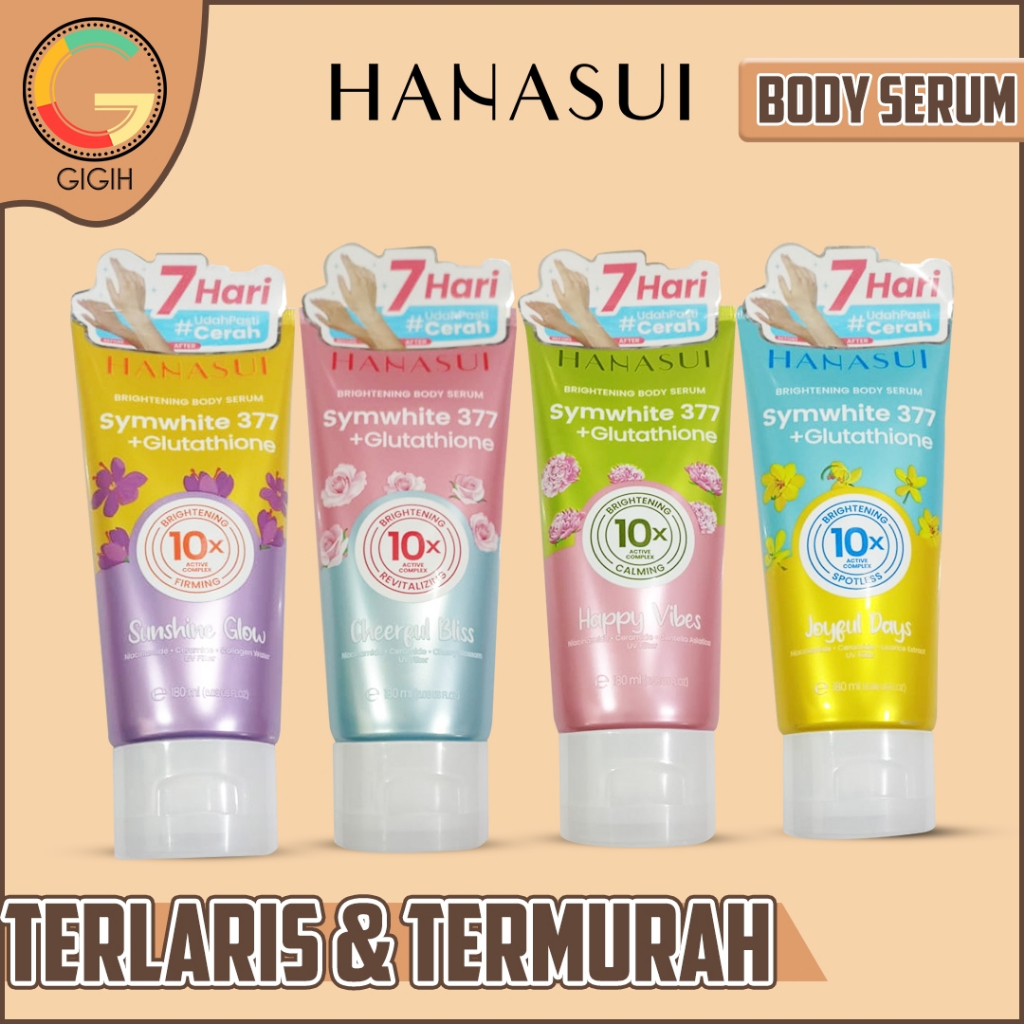 Jual HANASUI BODY SERUM LOTION 10X SERIES 180ML ( READY 4 VARIAN ...