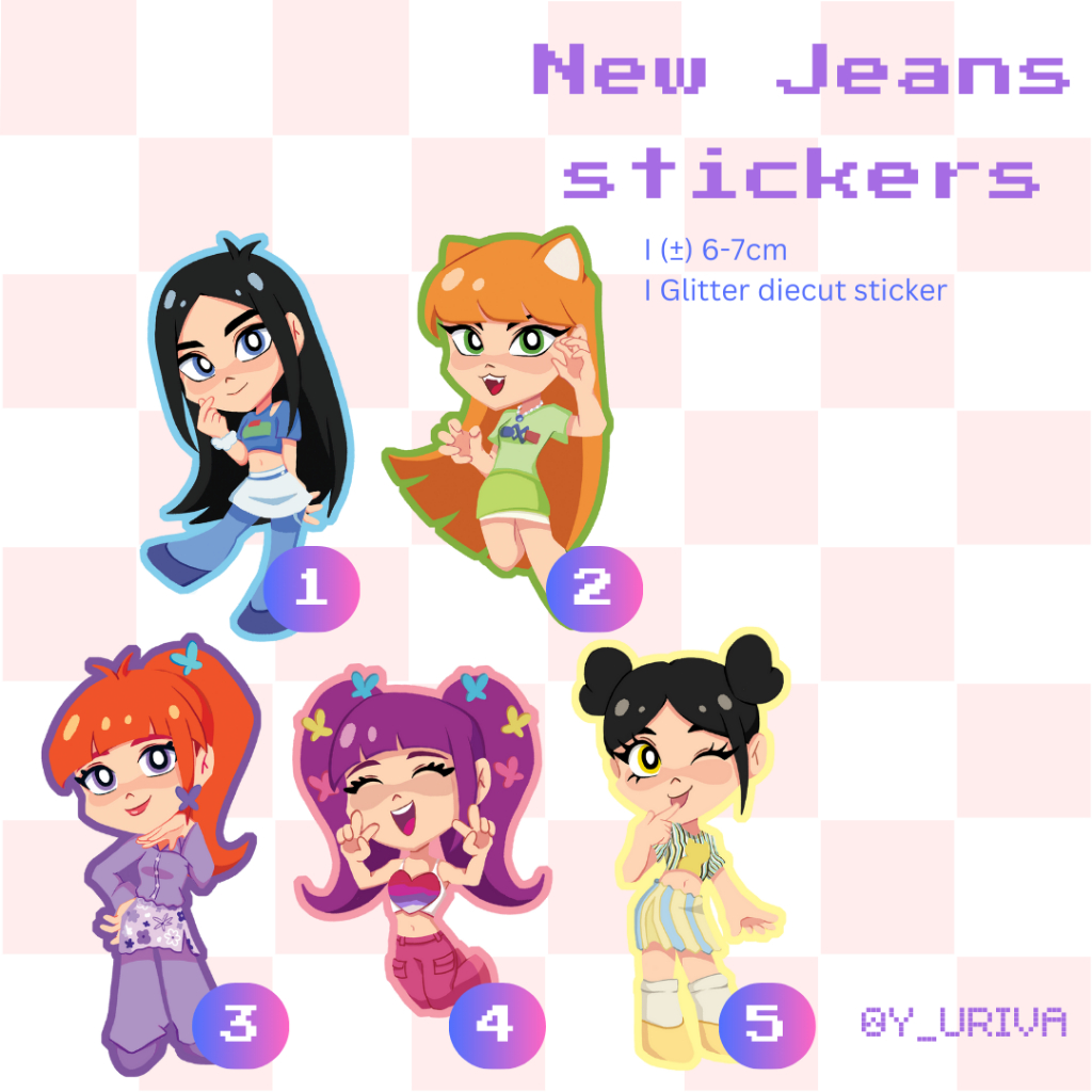 Jual NEW JEANS STICKERS (FAN MERCH) | Shopee Indonesia