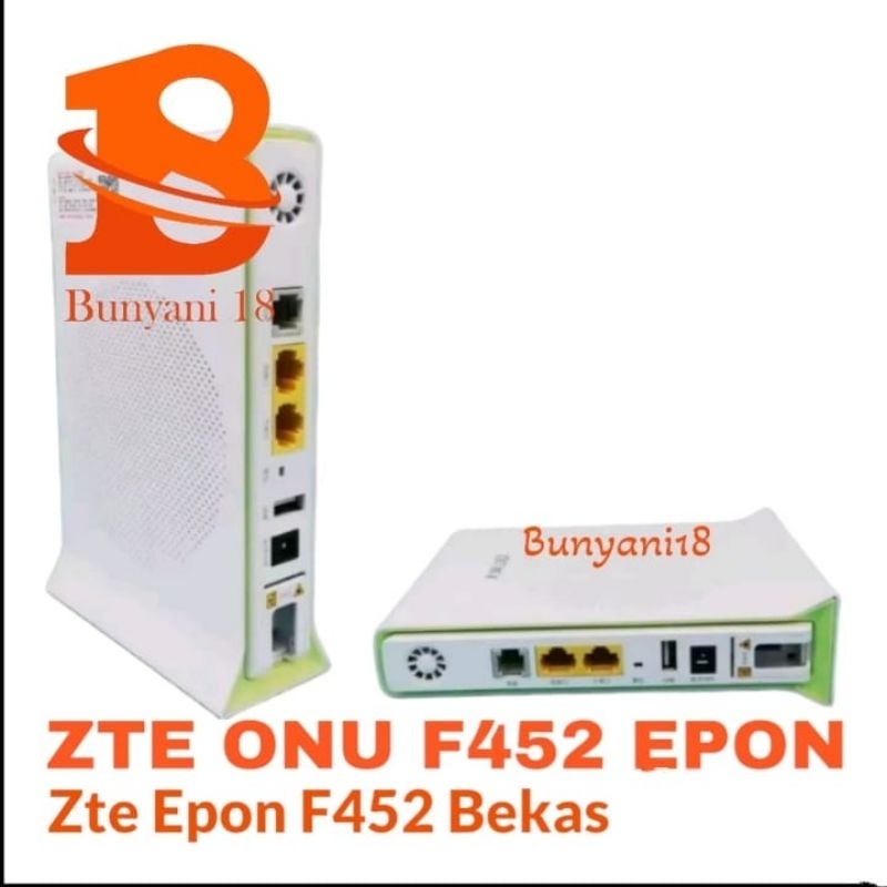 Jual ONT EPON ONU ZTE ZXHN F452 ACCESS POINT WIRELESS WIFI BUKAN F660 ...
