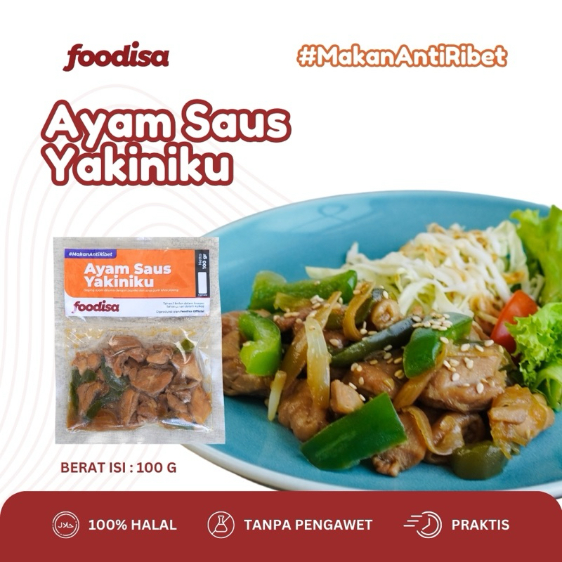 Jual Ayam Saus Yakiniku - Foodisa Frozen Food Lauk Sayur Makanan Instan ...