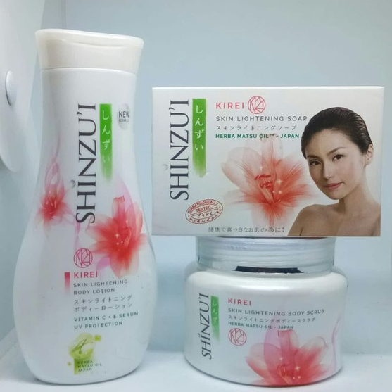 Jual PAKET A 3IN1 SHINZU'I - Body Scrub - Body Lotion - Sabun Batang ...
