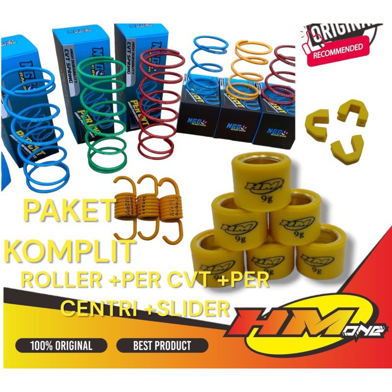 Jual paket cvt matic kirian NGO HMone racing roller per cvt slider per ...