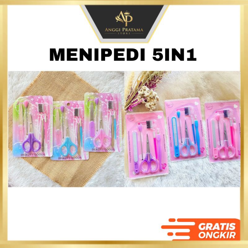 Jual Menicure Pedicure Set Meni Pedi isi 5in1 | Set Perawatan Kuku ...