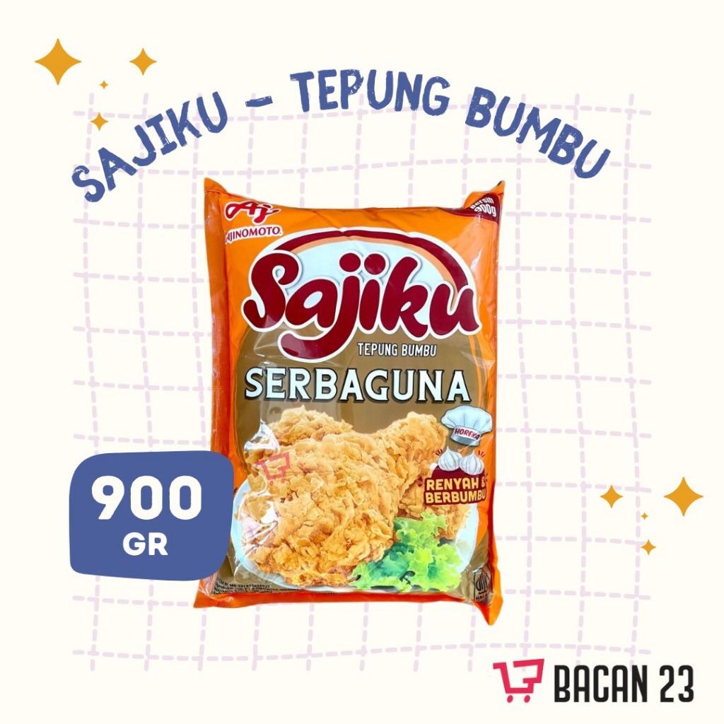 Jual Sajiku Tepung Bumbu Serbaguna (900gr) Tepung Serbaguna | Shopee ...