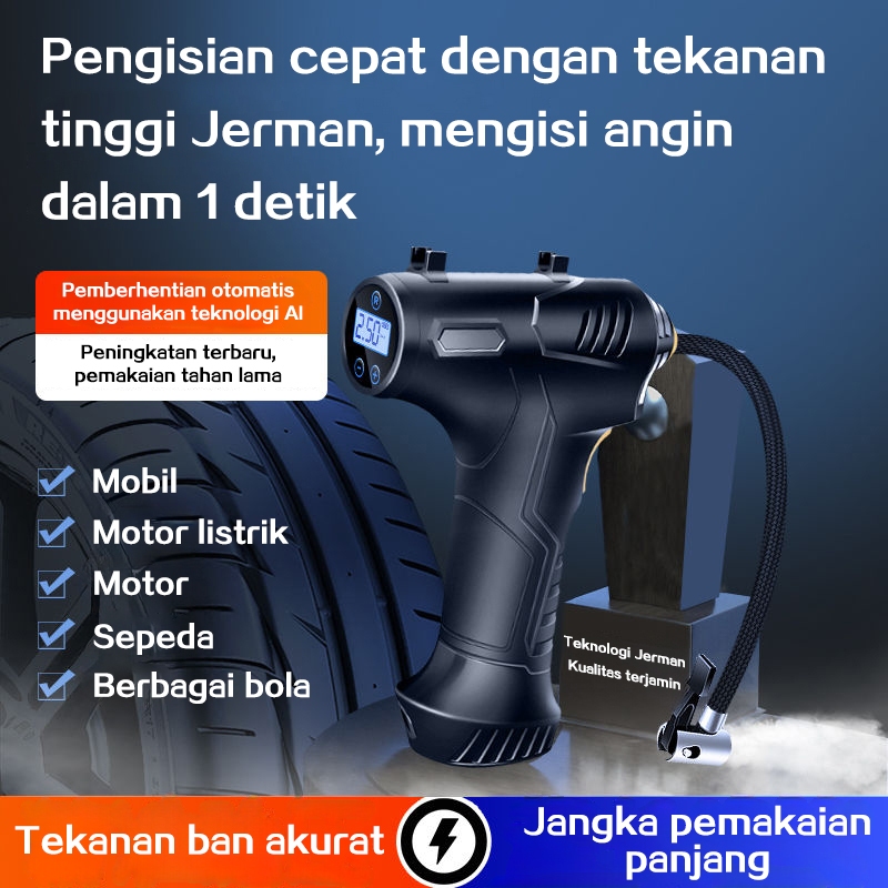 Jual Pompa Ban Mobil Truk Motor Elektrik Cek Tekanan Angin Digital ...