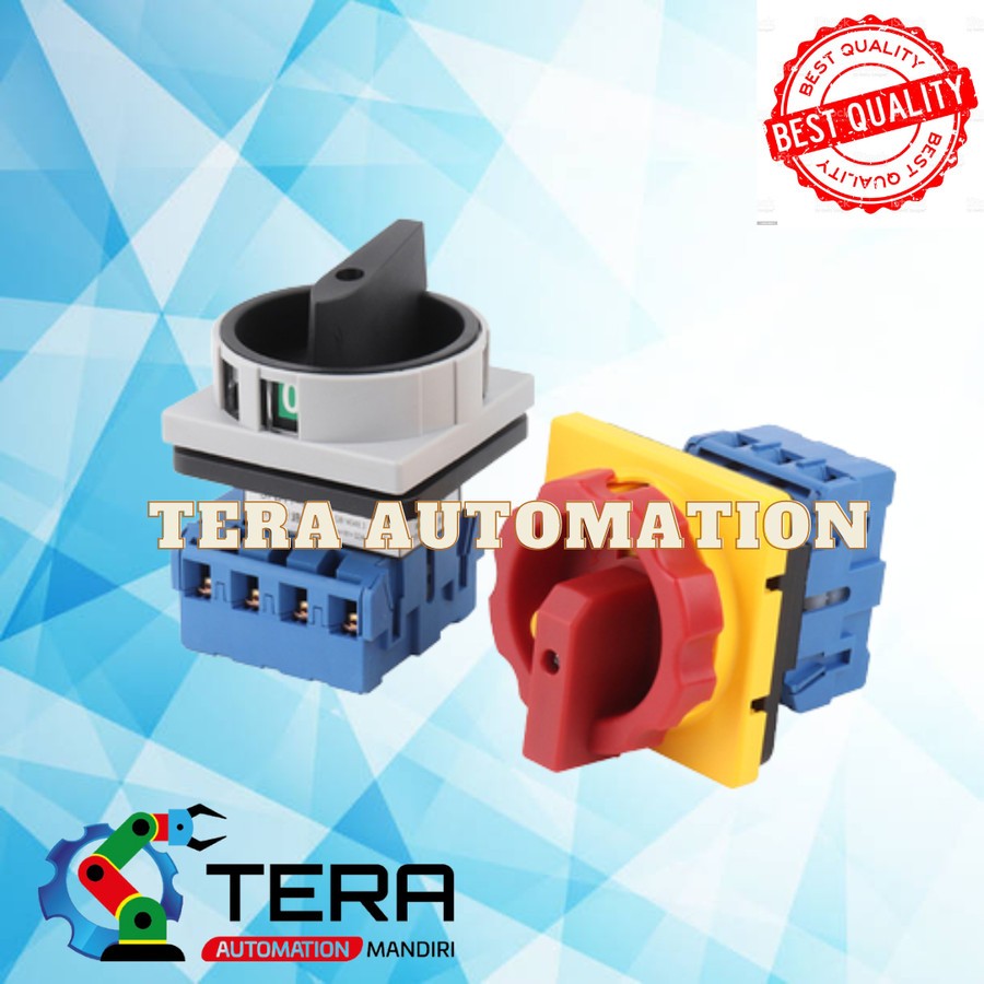 Jual Cam Switch Selector Rotary Changeover COS 3P 64x64 GS04-32-3P 32A ...