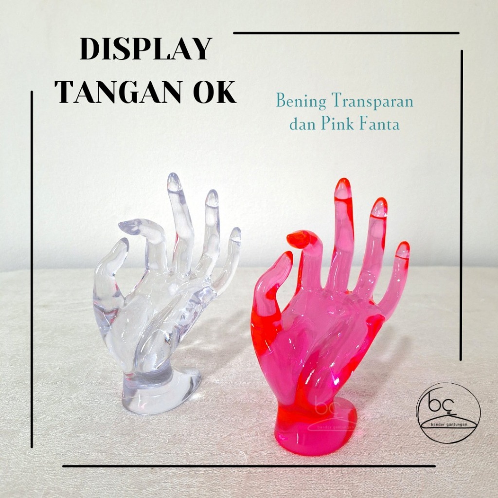 Jual Manekin Tangan Kiri Kristal Tangan Ok Manekin Tempat Cincin ...
