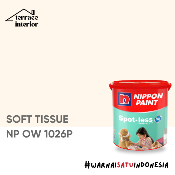 Jual Cat Tembok Spotless Plus Nippon Paint Interior Warna Putih 20 ...