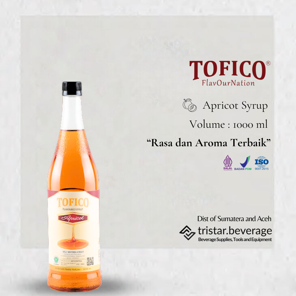 Jual RASA ORIGINAL - Sirup Premium Buah Apricot - Tofico Syrup 1 Liter ...