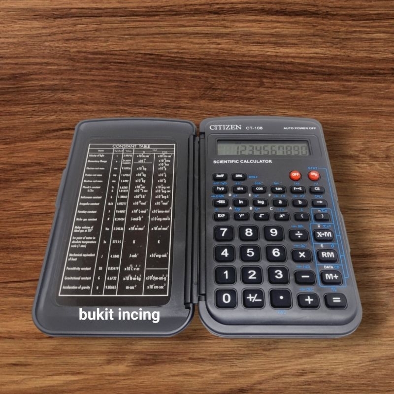 Jual Calculator Citizen Scientific Calculatot CT 108 Kalkulator Ilmiah ...