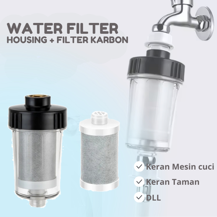 Jual Filter Air Saringan Kran Air Water Filter Karbon Mesin cuci ...