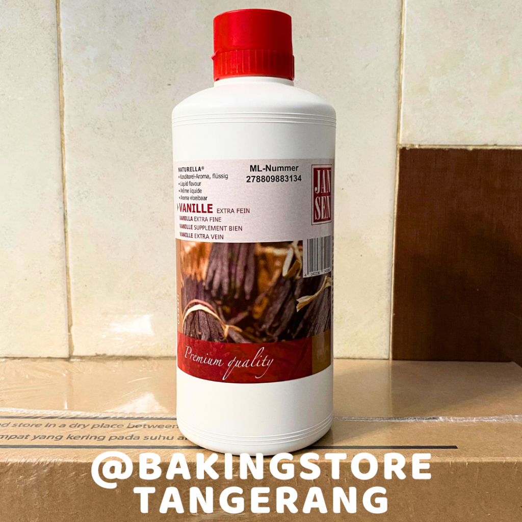 Jual Jansen Vanilla Extract Extra Fine 1 Kg | Vanilla jansen 1 Liter ...