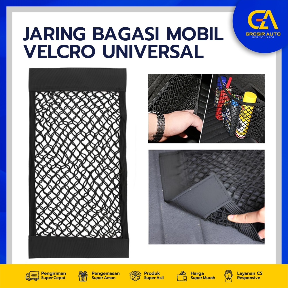 Jual Trunk Net Storage pengangkatVelcro Jaring Bagasi Mobil Universal ...