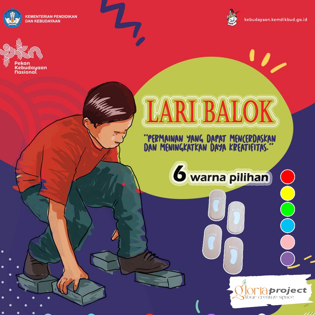 Jual balok kaki edukasi- permainan Anak lari balok | Shopee Indonesia