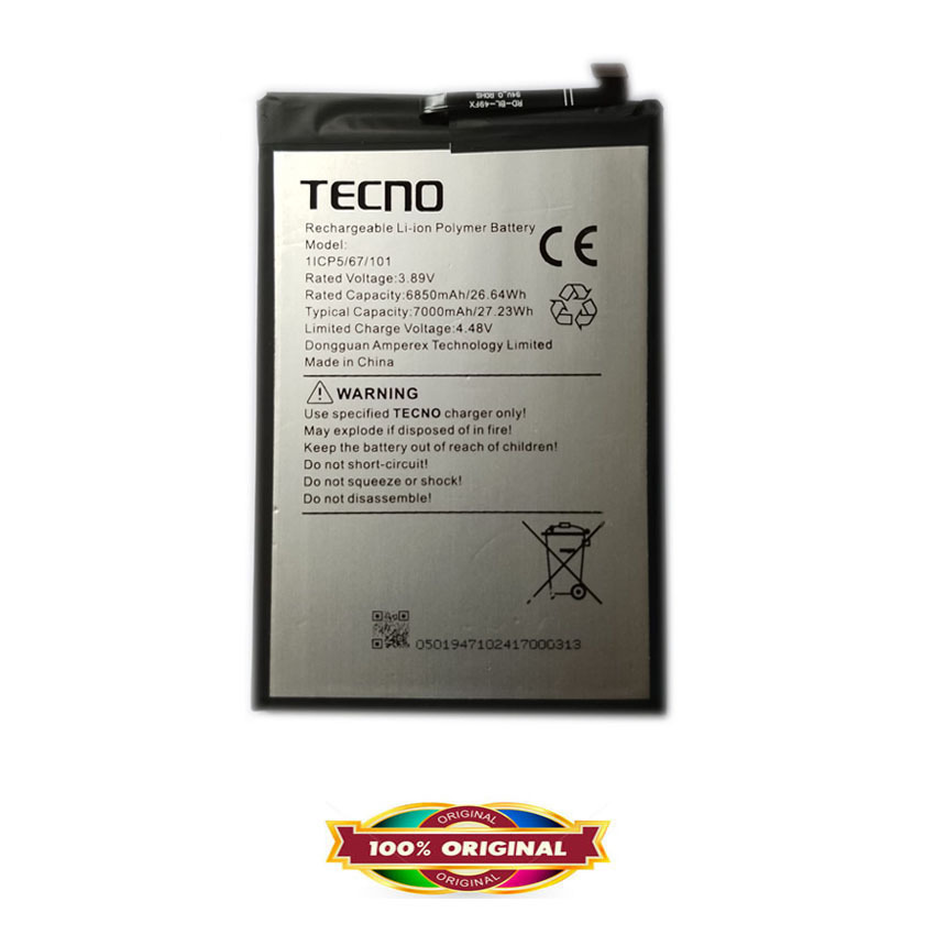 Jual Original Battery for Tecno Pova Neo 3 2023 - 7000mAh - Garansi 1 Bulan | Shopee Indonesia