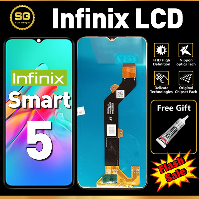 Jual LCD Infinix Smart 5 original fullset ori asli Touchscreen | Shopee ...