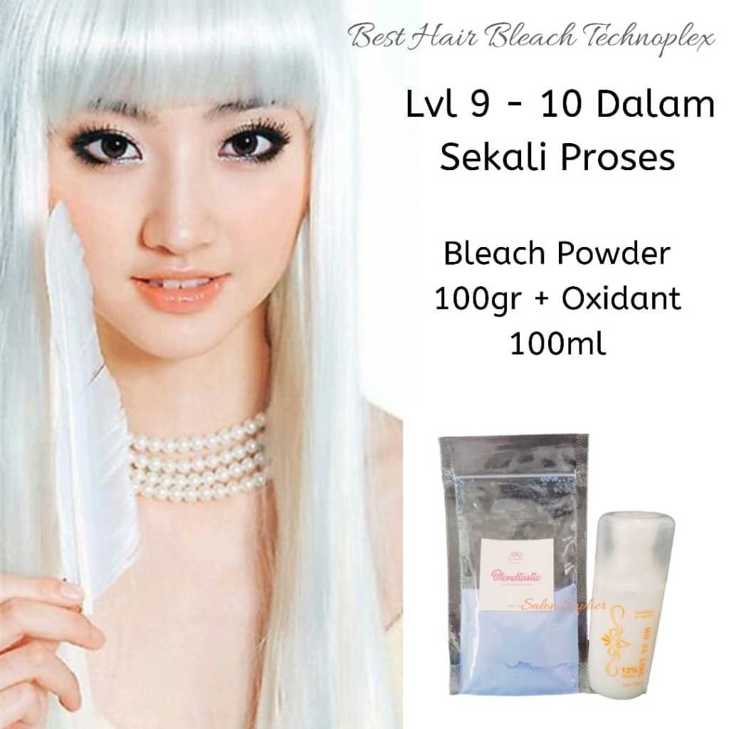 Jual (BISA COD) Bleaching rambut cat rambut Technoplex BLEACH POWDER ...
